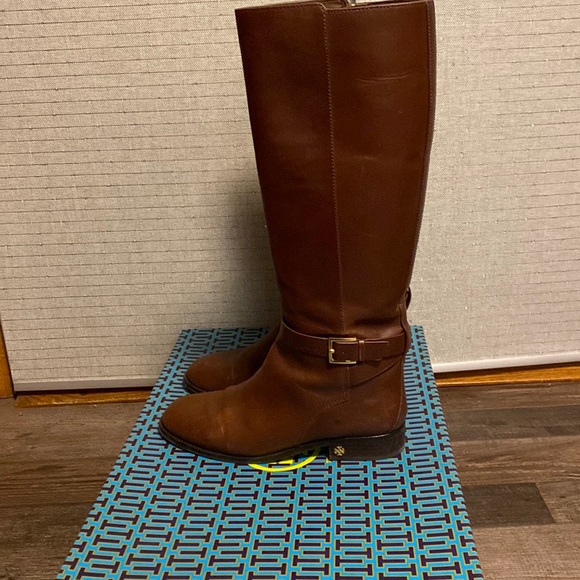 Tory Burch | Shoes | Tory Burch Womens Brown Tumbled Leather Brooke ...